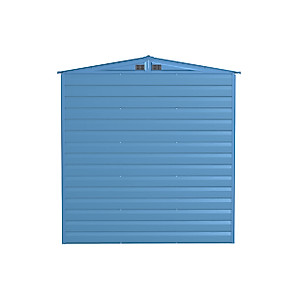 Arrow Select 6' x 7' Outdoor Lockable Steel Storage Shed Building, Blue Grey
