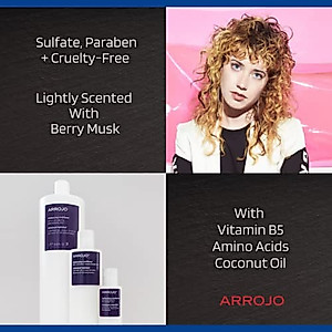 ARROJO Moisturizing Hair Conditioner –Conditioner for Dry Hair to Add Luster & Moisture – Rich Coconut Conditioner w/Vitamin B5 - Delicately Scented Moisturizing Conditioner