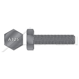 (1800 pcs) 1/2"-13 X 1-1/4", Heavy Structural Hex Bolts, Full Thread, ASTM A325 Type 1, Steel