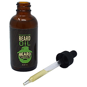 Beard Farmer - Growther Beard Growth Oil (Grow Your Beard Fast) All Natural Beard Oil