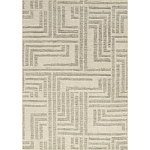 9x12 Area Rugs for Living Room Machine Washable Rug Distressed Indoor Carpet Rug Ultra Soft Area Rug for Bedroom Dining Room Playroom Office(Maze)