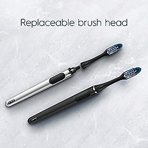 Oral-B Clic Toothbrush Replacement Brush Heads, Black, 2 Count