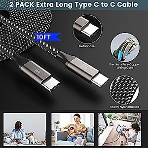 S23 S22 S21 Super Fast Charger Type C, EASDMN 25W PD/PPS USB C Fast Wall Charger Block & 10FT Super Long Fast Charging Cable for Samsung Galaxy S23/S22/S22 Ultra/S22+/S21/Plus/S20/Note 20/Z Fold 3/A53