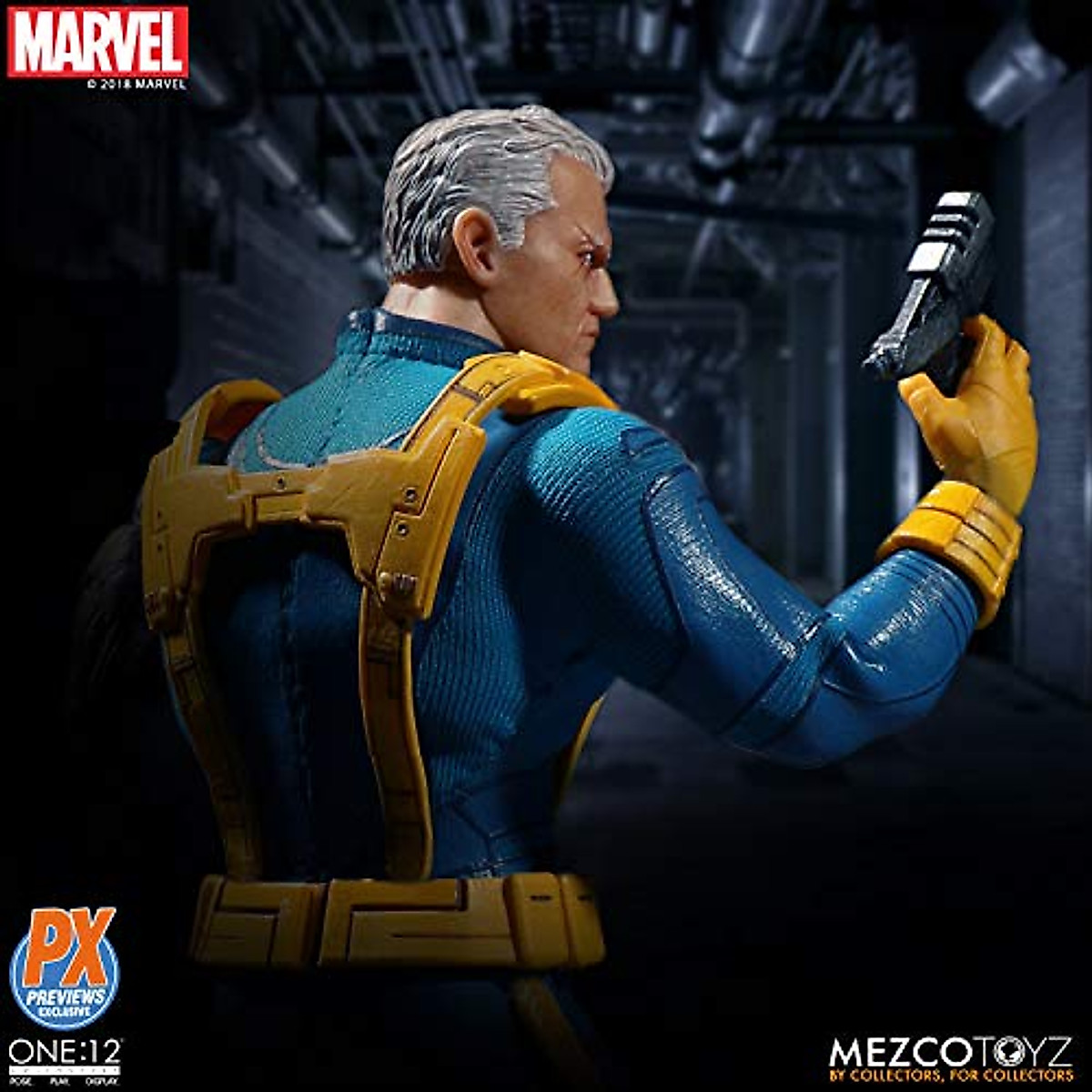 Mezco One: 12 Collective: Marvel Cable (X-Men Version) Action Figure, Multicolor