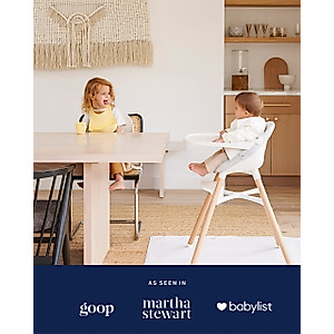 Lalo The Bib - Waterproof, Non-Toxic Silicone Baby Bib with Adjustable Neck Band & Silicone Food Pouch Catcher, Set of 2 - Oatmeal