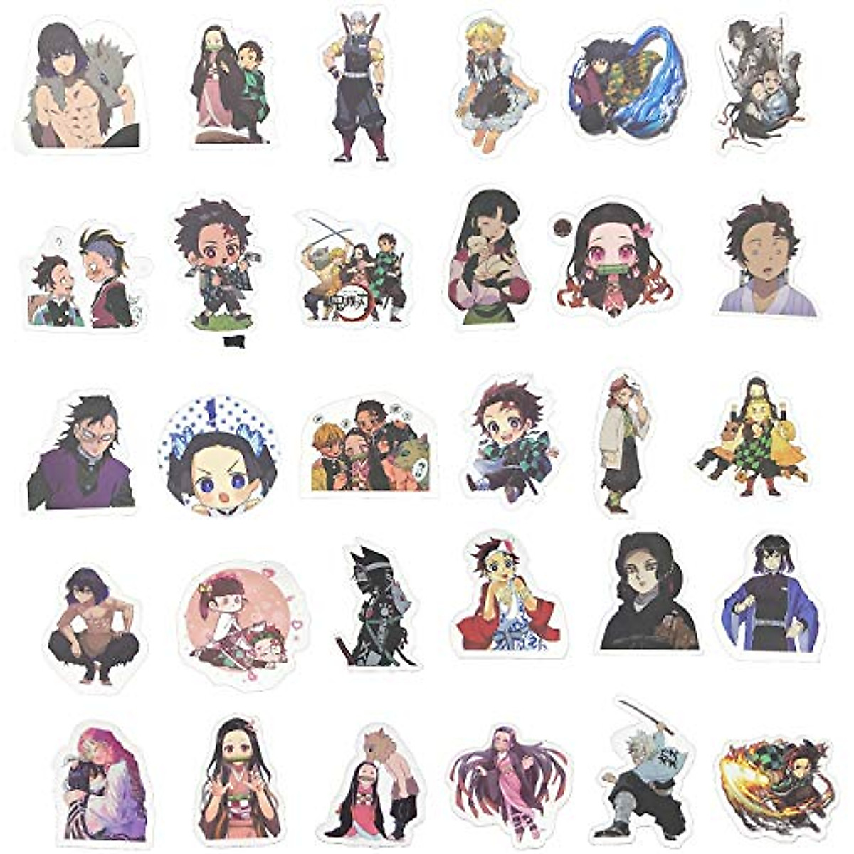 146 Pcs Demon Slayer Stickers Kimetsu no Yaiba Anime Sticker