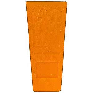 Parts 4 Outdoor Felled Spiked Tree Felling Wedges for Tree Cutting  5.5in Orange Plastic Felling Wedge, Logging Tools  4 Pack