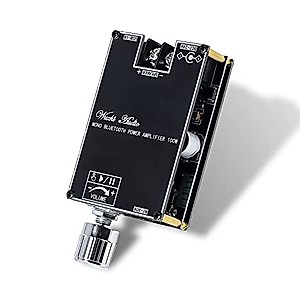 Bluetooth-Compatible Amplifier Board, PEMENOL TWS DC 7-24V 100W Mono Audio Power Amplifier Module with Box Matching Function Support AUX/Bluetooth-Compatible/USB for DIY Electronic Kit Car Store Home