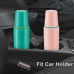 ZLINS Stainless Steel Sports Water Bottle 18oz Vacuum Insulated - Double Wall Hot Cold Thermos Wide Mouth Flask - Leak-Proof TRAVEL MUG for Coffee, Tea, Carbonated Drinks BPA Free(Green)