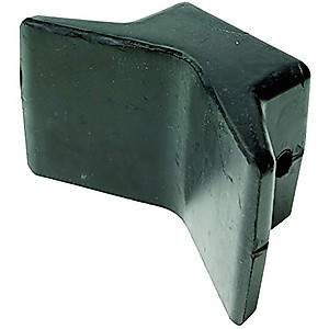 Attwood 11201-1 Boat Trailer Rubber Bow 3x3 Y-Stop, Black