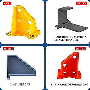 15PCS Upgrade Flooring Spacer, Laminate Wood Flooring Tools,Compatible w/Vinyl Plank, Hardwood & Floating Floor Installation etc,Hardwood Flooring w/1/4 & 1/3 Gap,Special Triangle Stay in Place