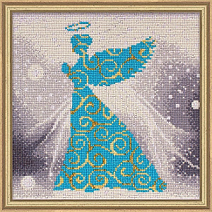 Diamond Art By Leisure Arts DMA Kit FD 12x12 Holiday Angel