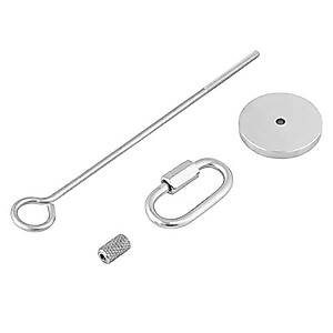 Yosoo Health Gear Bird Skewer, Bird Food Holder, Stainless Steel Fruit Vegetable Stick Holder Foraging Toy, Hanging Bird Cage Toy for Parakeet Cockatiel Conure Lovebirds Cockatoo (S)