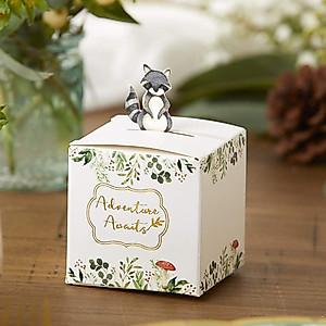 Kate Aspen Woodland Baby Shower Decorations - Adorable Woodland Animal Party Favor Boxes for Baby Showers, Birthdays, and Gender Reveals - Pack of 24