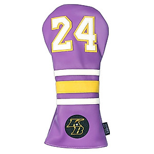 SHABIER Golf Sports Style Golf Wood Club Headcover Driver Cover for Taylormade M5 M6 Driver (Purple 24 Driver Cover)