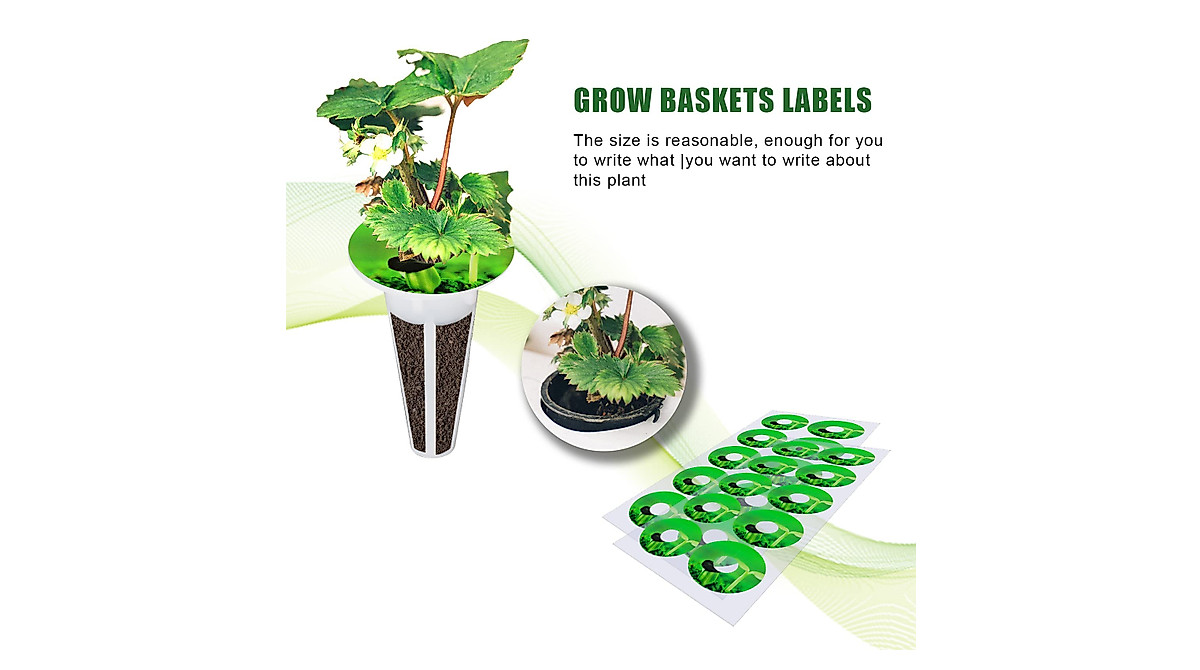 120 PCS Plant Grow Stickers for Hydroponic Gardening