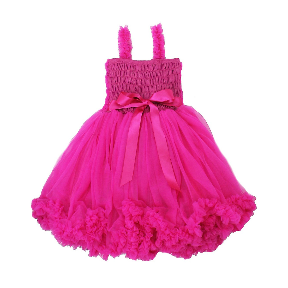 RuffleButts Raspberry Princess Petti Dress - 4T/5