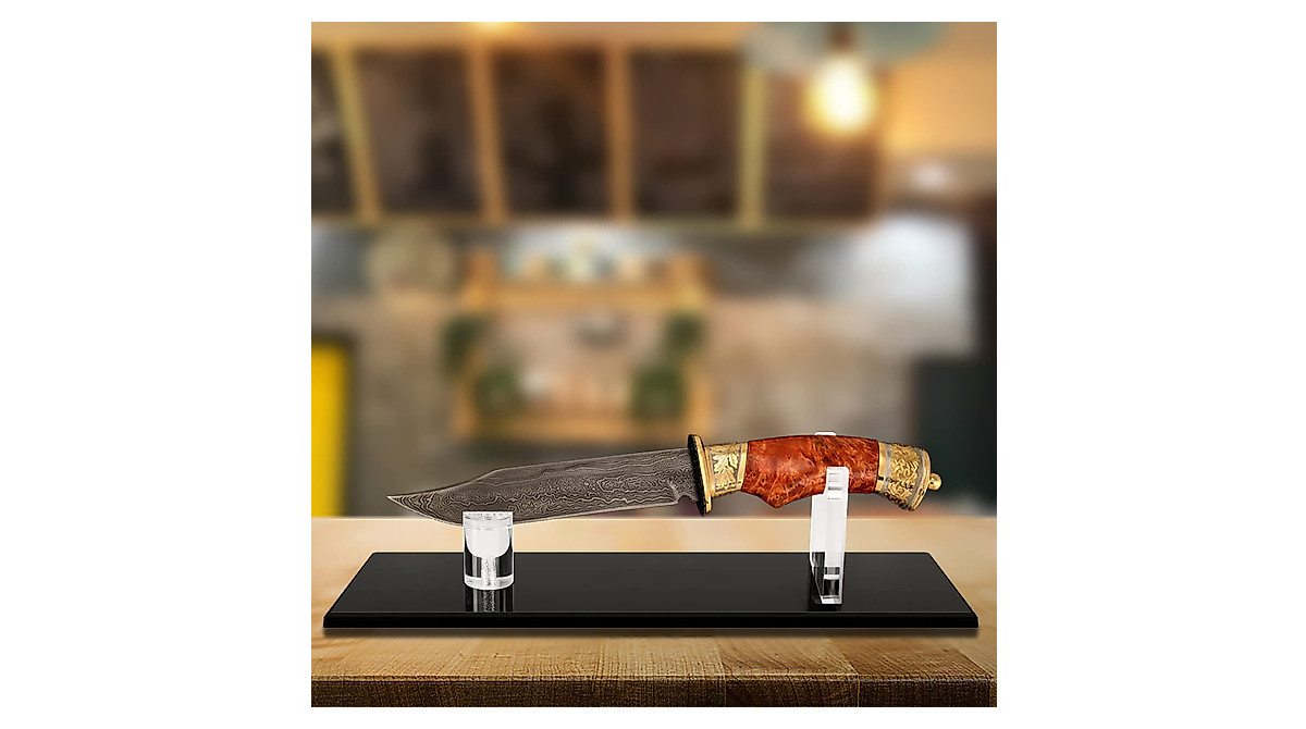 Elegant Acrylic Knife Display Stand - Perfect Gift Option