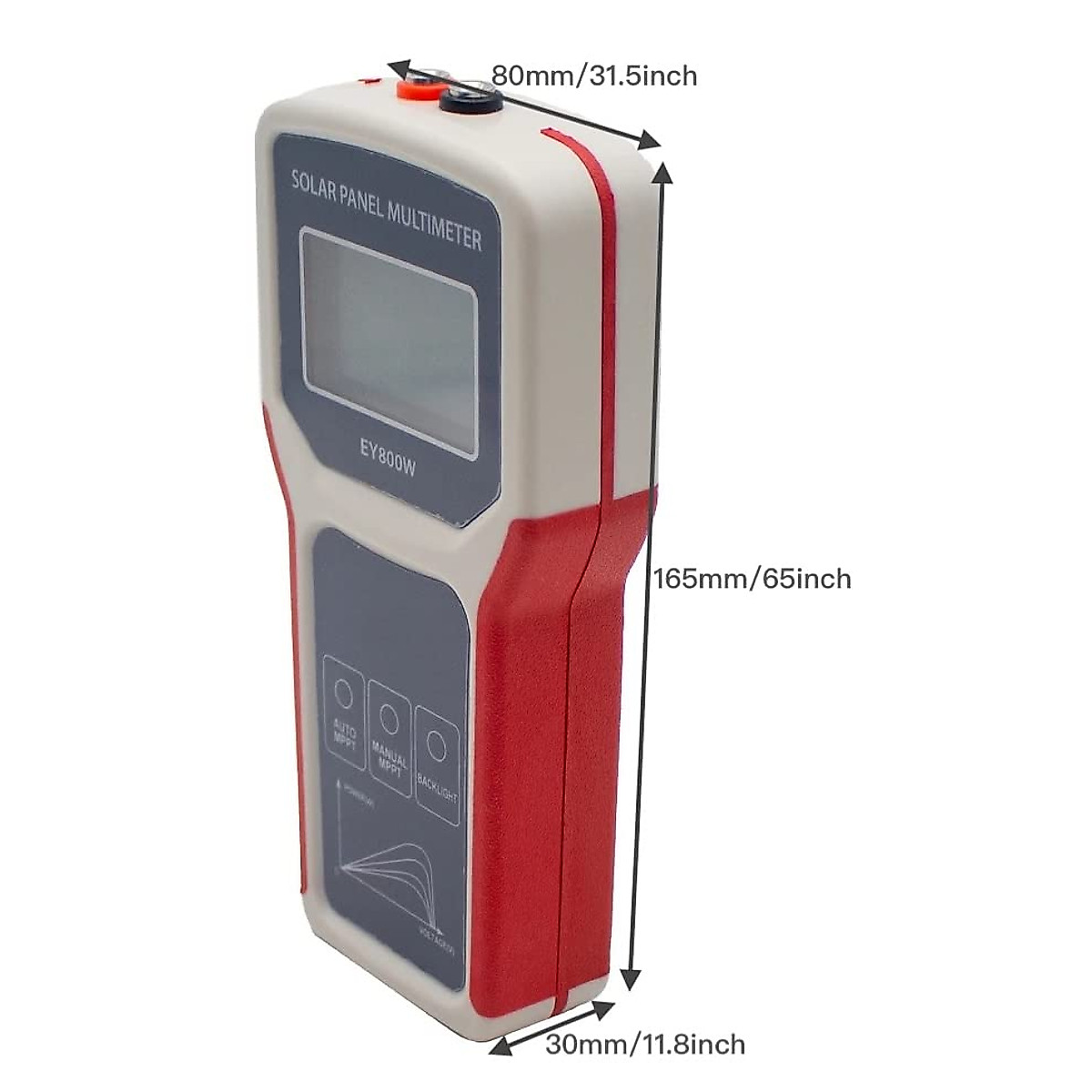 Solar Panel Tester Photovoltaic Panel Multimeter PV Testing Instrument Ultra Open Circuit Voltage Smart MPPT Clear LCD Troubleshooting Utility Tool