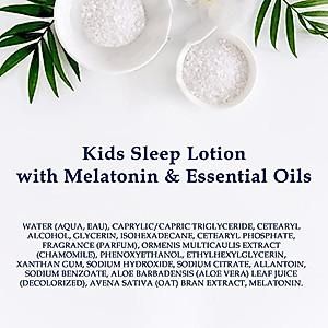 Dr Teal's Kids Body Lotion, Sleep Lotion with Melatonin & Essential Oils, 8 fl oz (Pack of 3)
