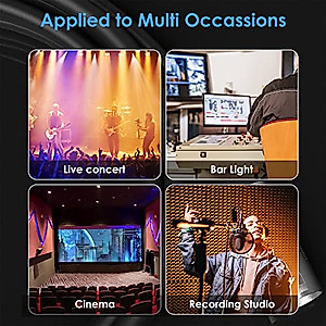 Dacimora 2 Pack 100FT XLR Microphone Cable, Fully Balanced, for Microphone, Mixer, Recording Studio (2Pack,100FT)