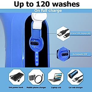 Orca Portable Bidet, Portable Travel Bidet Bottle Handheld Personal Bidet Sprayer, Electric Sprayer Travel Bidet Camping Bathroom Personal Hygiene Cleaning Baby Care Toilet Bidet Sprayer Cleaning