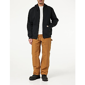 CarharttmensLoose Fit Midweight Full-Zip SweatshirtBlackLarge