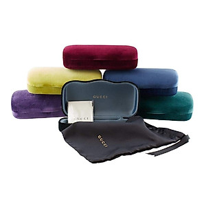 Gucci 0341 Black Web Stripe Square POLARIZED Sunglasses