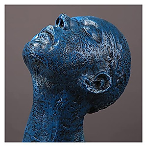 TISVY Sculpture Crafts KIZQYN Sculptures Desktop Character Statue Ornaments Office Desk Resin Bust Character Sculpture Decoration Living Room Study Room Hotel Art Decor Ornaments Desktop Decoration