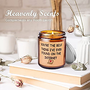 Gifts for Women Men - Anniversary Romantic Gifts for Her Him - Birthday Funny Gift for Best Friends Boyfriend Girlfriend Wife Husband - Candles Gifts for Men Him