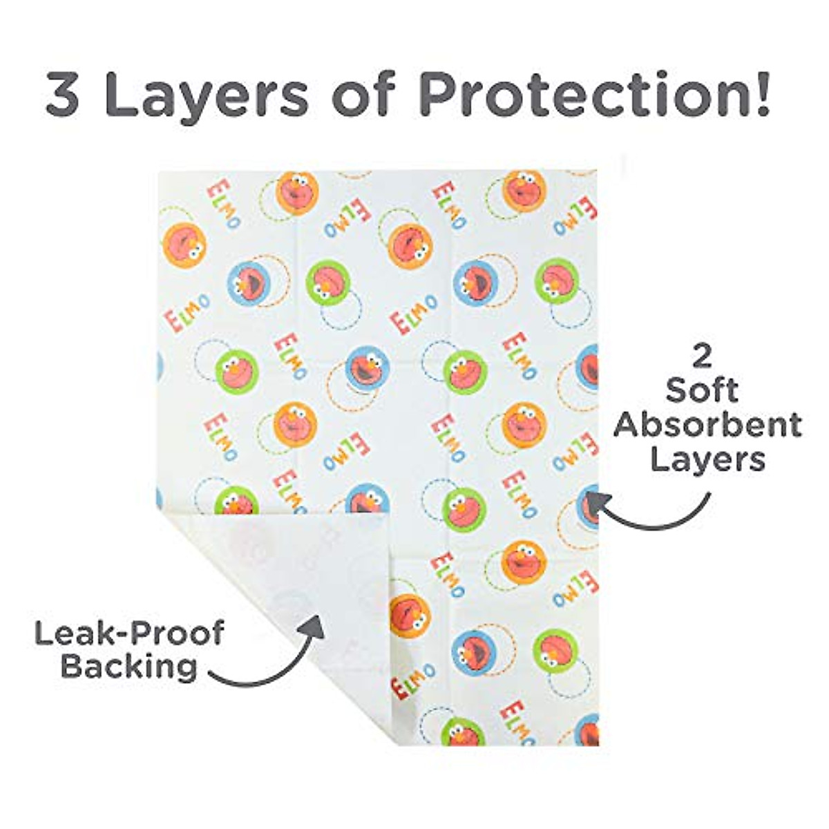 Neat Solutions Sesame Street Multi-Use Pads, 10 Count