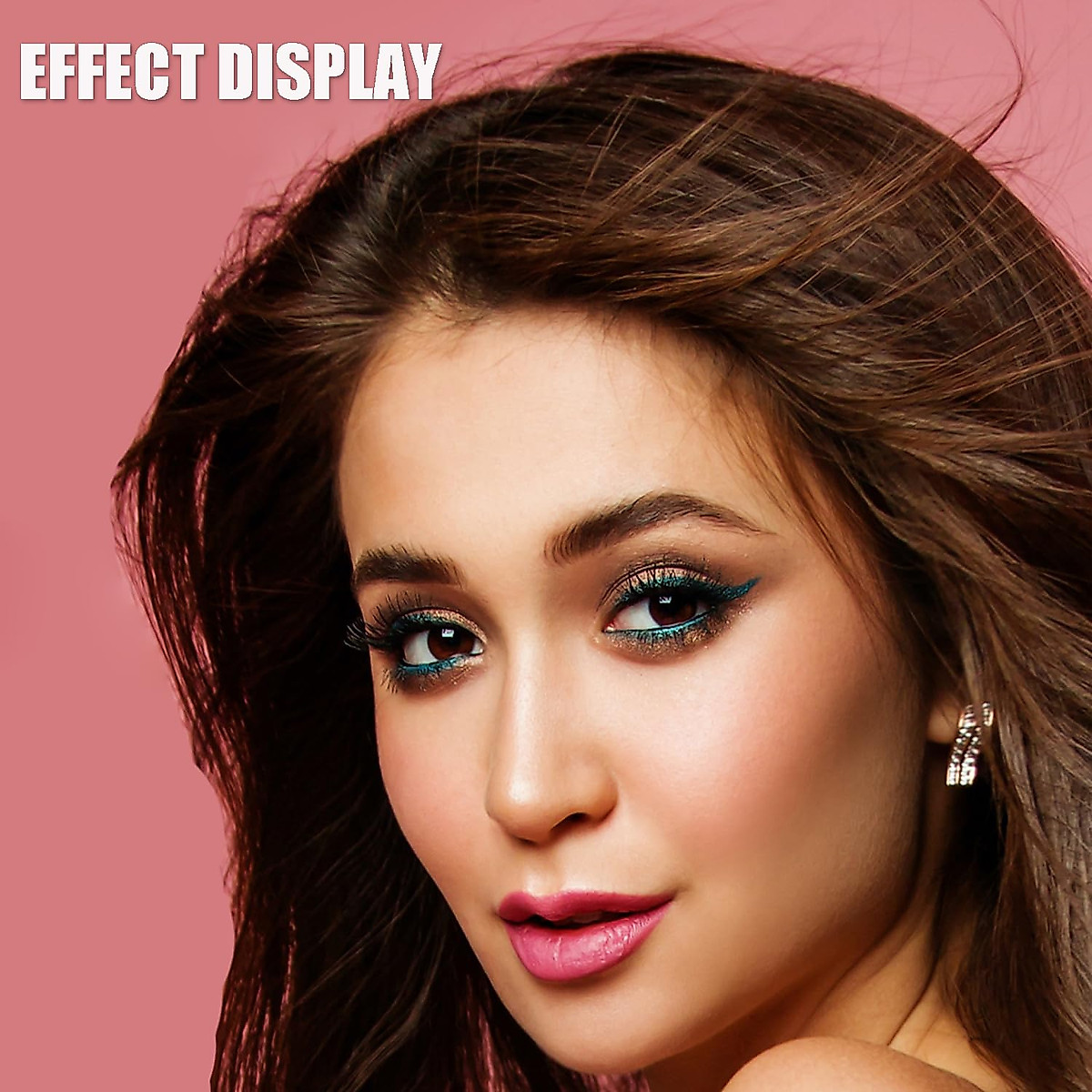 Booge 4 Sheets Multifunctional Eye Makeup Aid Card, Reusable Eyeliner Stencils Eyeshadow Eyeliner Eyebrow Template Makeup Card for Eyeliner Eyeshadow Eyebrow Extensions