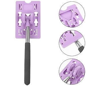 Parking Telescopic Check Rod Grabber Tool Parking Toll Swiping Stick Parking Payment Stick Telescopic Pass Rod Toll Pass Rod Car Stoppers for Parking Payment Rod Car Payments Rod