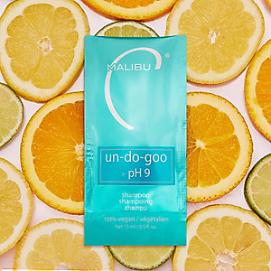 Malibu C Un-Do-Goo Shampoo (1 Packet) - Clarifying Shampoo to Remove Product Build Up + Resins from Hair - Shine Restoring, Moisturizing Cleansing Shampoo