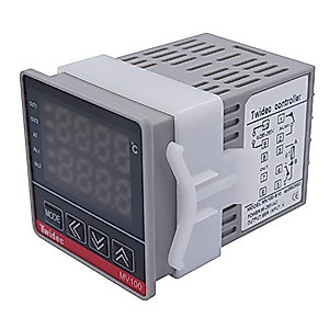 Twidec/MV100-B10 Digital Display PID Temperature Controllers Thermostat Regulator AC 85V - 265V MY-104+ K Sensor Thermocouple + Heat Sink and Solid State Relay SSR 40 DA