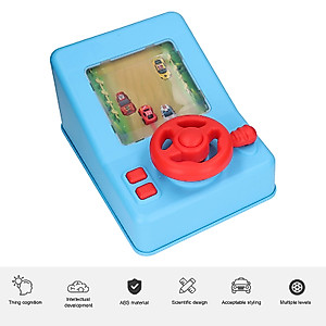 01 02 015 Handheld Game Console, Racing Adventure Game Console Kids' Handheld Games Pre-Kindergarten Toys Develop Their Thinking Logical Abilities