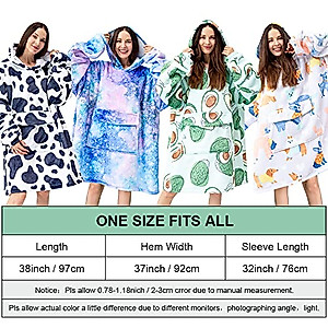 Blanket Hoodie Wearable Oversized Hooded Blanket for Adult Men Women Blanket Hoodie Sweatshirt Soft Comfortable Warm Flannel with Giant Pockets,Dogs