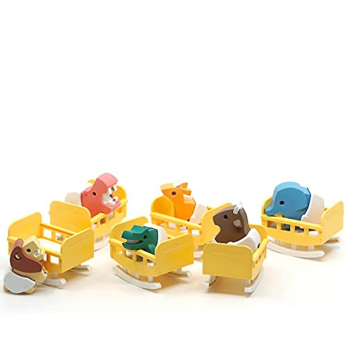 Comfy Hour Compatible for Halftoys Baby Animals Crocodile Model Set, 4-inch