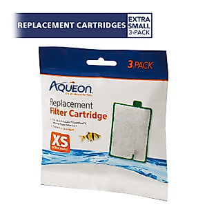 Aqueon Aquarium Fish Tank Replacement Filter Cartridges Extra Small - 3 pack