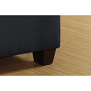 Poundex Sofas, Slate Black