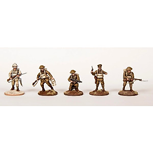 The Great War - British Infantry 1916-18 (30 Figures) Multi-Part Hard Plastic 28MM Figures