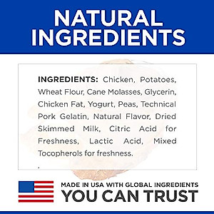 Hill's Soft Dog Treats, Soft Savories with Chicken & Yogurt Dog Snacks, Healthy Dog Treats, 8 oz. Bag