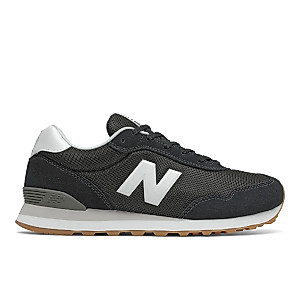 New Balance Men's 515 V3 Classic Sneaker, Black/Nb White, 10