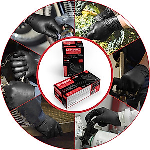 DSP GLOVE NIT LG BLK PF