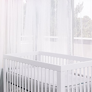 QuickZip Crib Sheet Set - Faster, Safer, Easier Baby Crib Sheets - Includes 1 Wraparound Base & 1 Zip-On Crib Sheet - White 100% Cotton - Fits All Standard Crib Mattresses