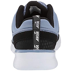 AVIA Women's Avi-Factor Running Shoe, Stonewash/Black/Silver/Black Reflective, 7.5