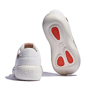 UIN Women's Art Painted Fashion Sneaker Wide Toe Lace-up Lightweight Comfort Walking Travel Shoes Bartello Ⅵ Give You My Heart 2 (7.5)