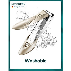 MR.GREEN 3pcs Stainless Steel Nail Clippers Set ，Pink Manicure Pedicure Set with Nail Clippers&Glass Nail File&Tweezers ，Medical Grade Grooming Kit with Travel Case Gift Box for Man and Woman