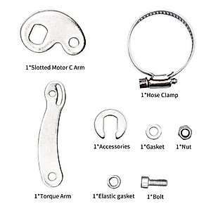 HUDAMZKY Ebike Universal Torque Arm for Electric Bicycle e-Bike Bike Front or Rear Hub Motors and Mid Drive e-Bike (T-1 for 12/14mm)