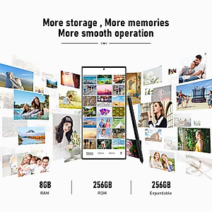 fuxinya Unlocked Android Phones S23 Ultra Cellphone Android 13 Smart Mobile Phone with SS Pen, 8GB+256GB, 6.8" Display, 50MP+13MP Camera 6500 mAh 4G Dual SIM (Twilight Black)